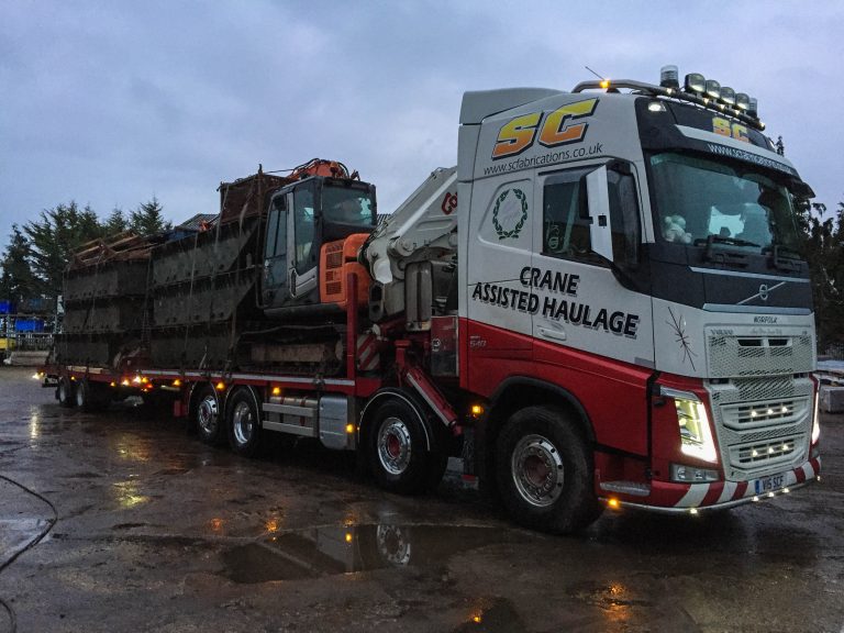 Rigid Hiab Transport - SC Fabrications Crane Assisted Haulage