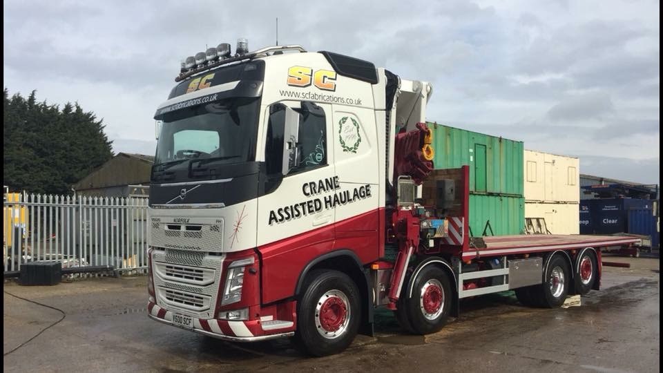 V500 SCF - VOLVO FH-480 - SC Fabrications Crane Assisted Haulage