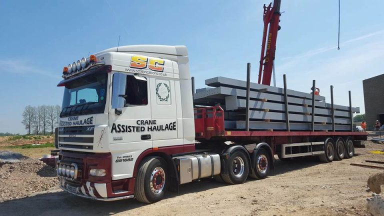 Steel Transport - SC Fabrications Crane Assisted Haulage