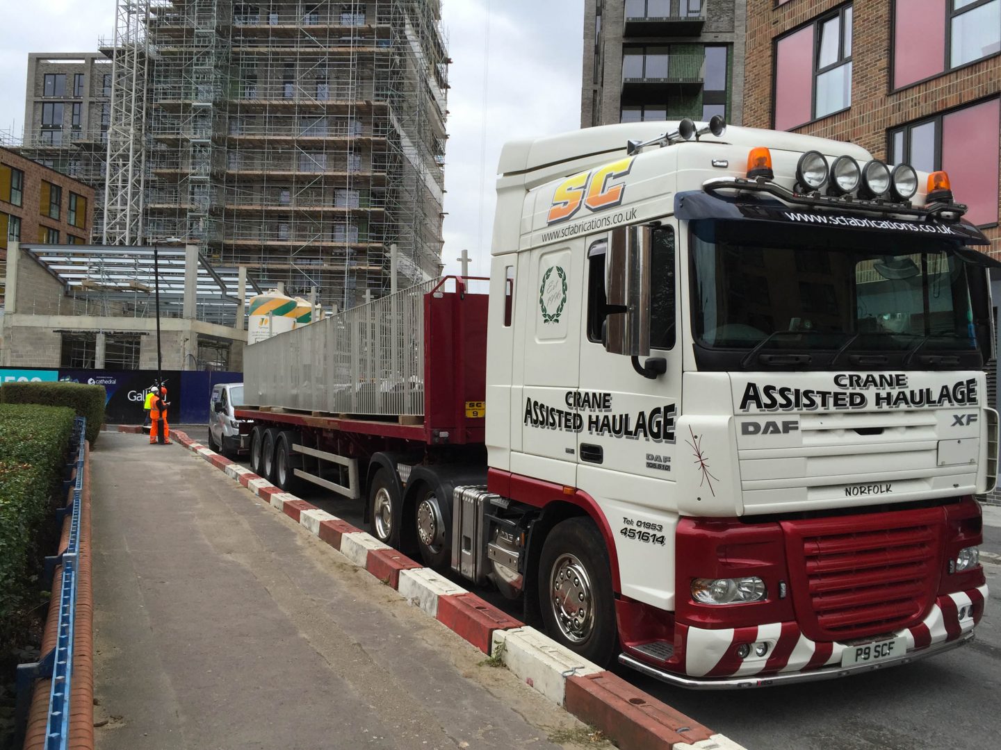 Steel Transport - SC Fabrications Crane Assisted Haulage