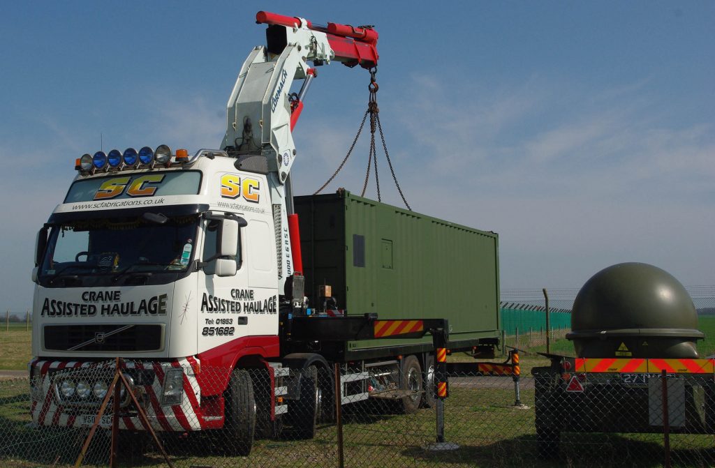 Container Transport - SC Fabrications Crane Assisted Haulage