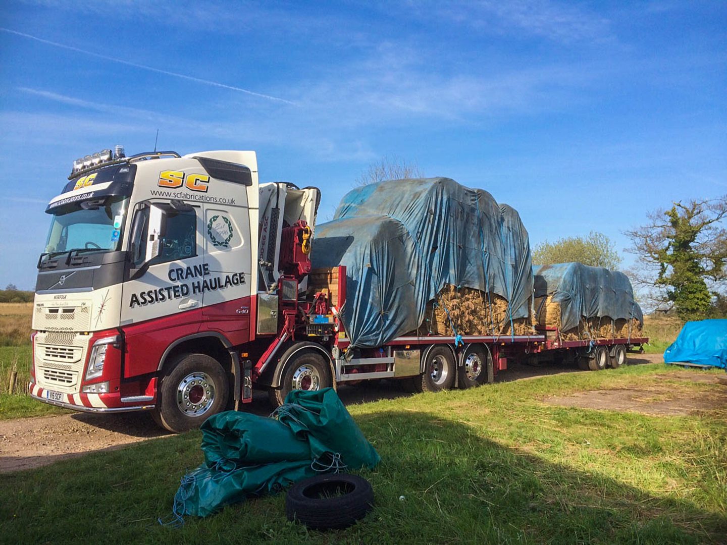 Abnormal Loads - SC Fabrications Crane Assisted Haulage